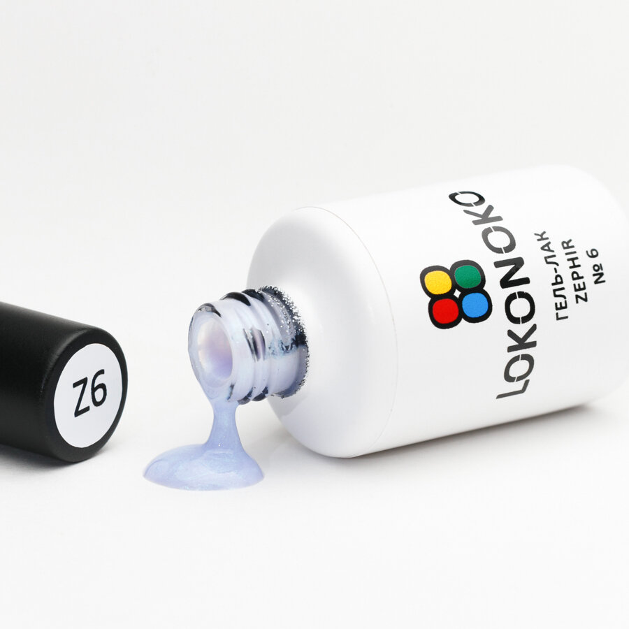 LOKONOKO, Гель-лак ZEPHIR №6