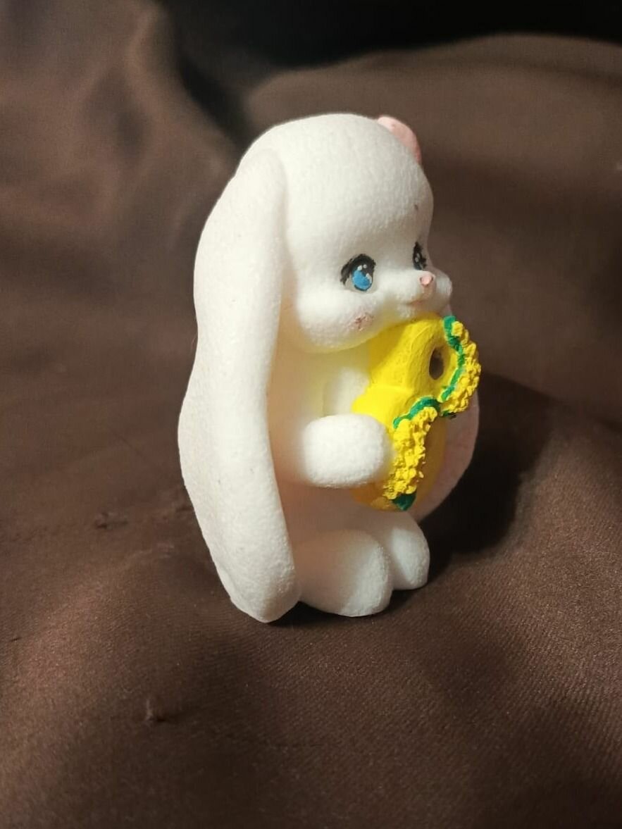 Сувенирное мыло " Зайка с восьмеркой"