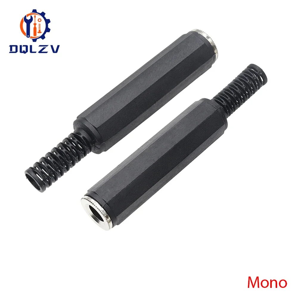 2шт. Аудиоразъем 6.35/6.5mm Mono Socket
