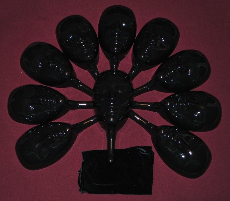 Маска для мафии Нескучные игры пластиковая, черная, 1 шт (05027)