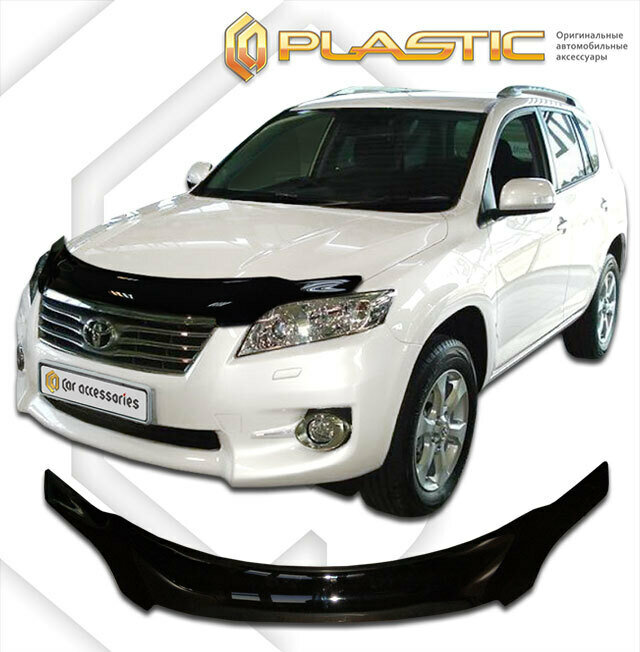 Дефлектор капота (exclusive) (Classic черный) Toyota Rav4