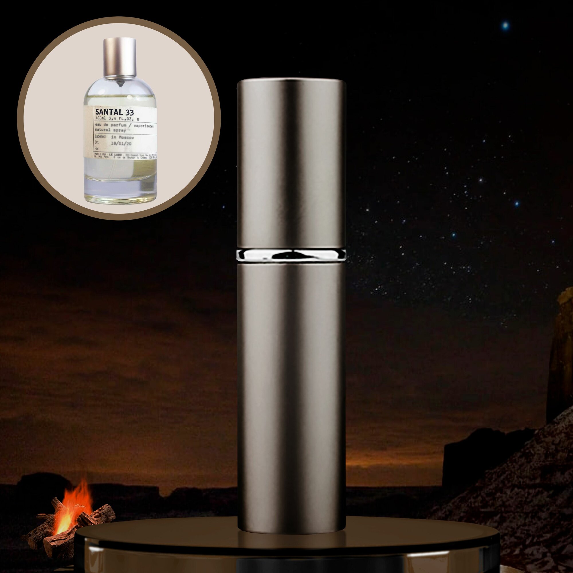 Духи Santal 33, качество - PREMIUM, роскошные, универсальные, 10 мл