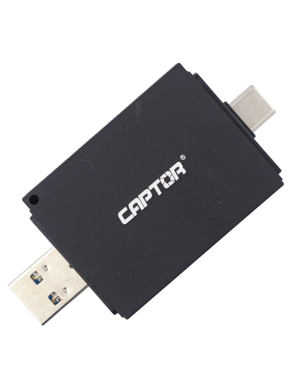 Кардридер Captor S-CFeB (AC) для карт памяти CFexpress Type-B - USB 3.2 + Type-C
