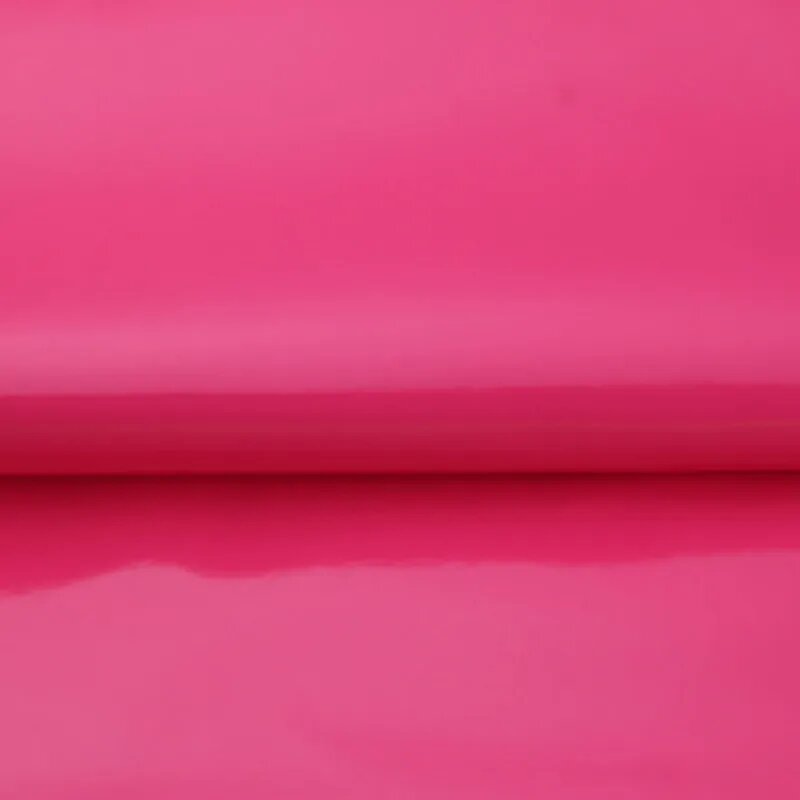 Искусственная кожаная ткань зелёного цвета Розовый, Rose red L10