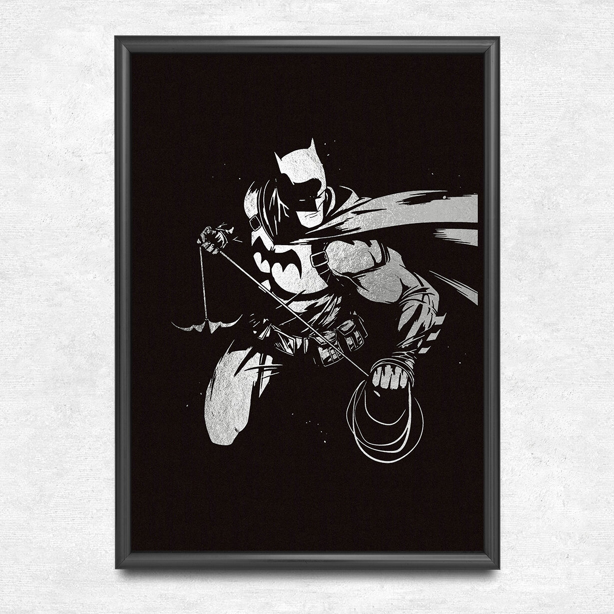 Постер на стену Бэтмен / плакат интерьерный Batman. Бетмен. Темный рыцарь. Супергерой