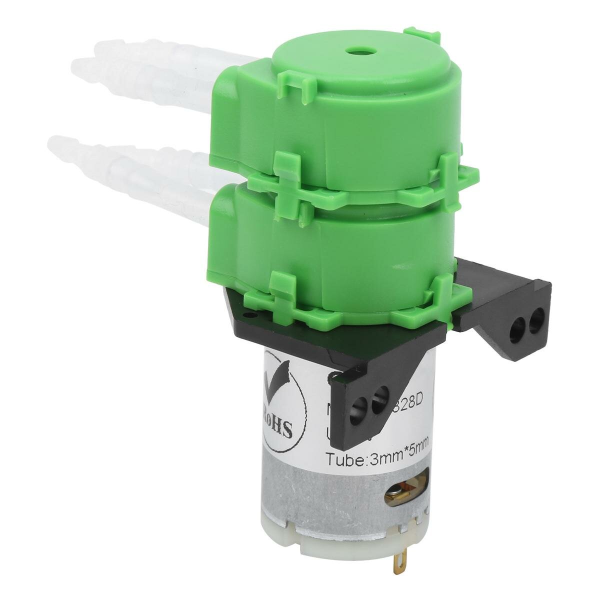 Перистальтическая дозирующая головка для жидкостного насоса невязких жидкостей для вязких