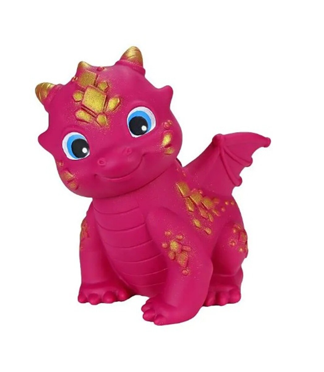 Фигурка из ПВХ Фабрика Весна Дракон, 15 см, фуксия В4344