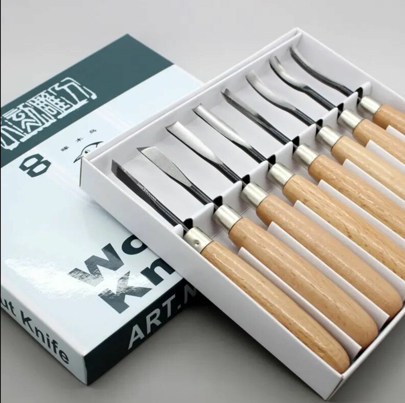 Набор инструментов для резьбы по дереву 6 шт, ножи, для фигурной резки, резак по дереву