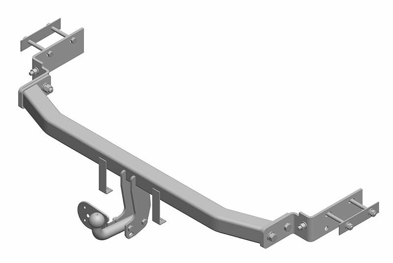 Фаркоп на KIA SORENTO R (2009-10.2012) (без электрики, паспорт/сертификат в комплекте) Автос. KI 17