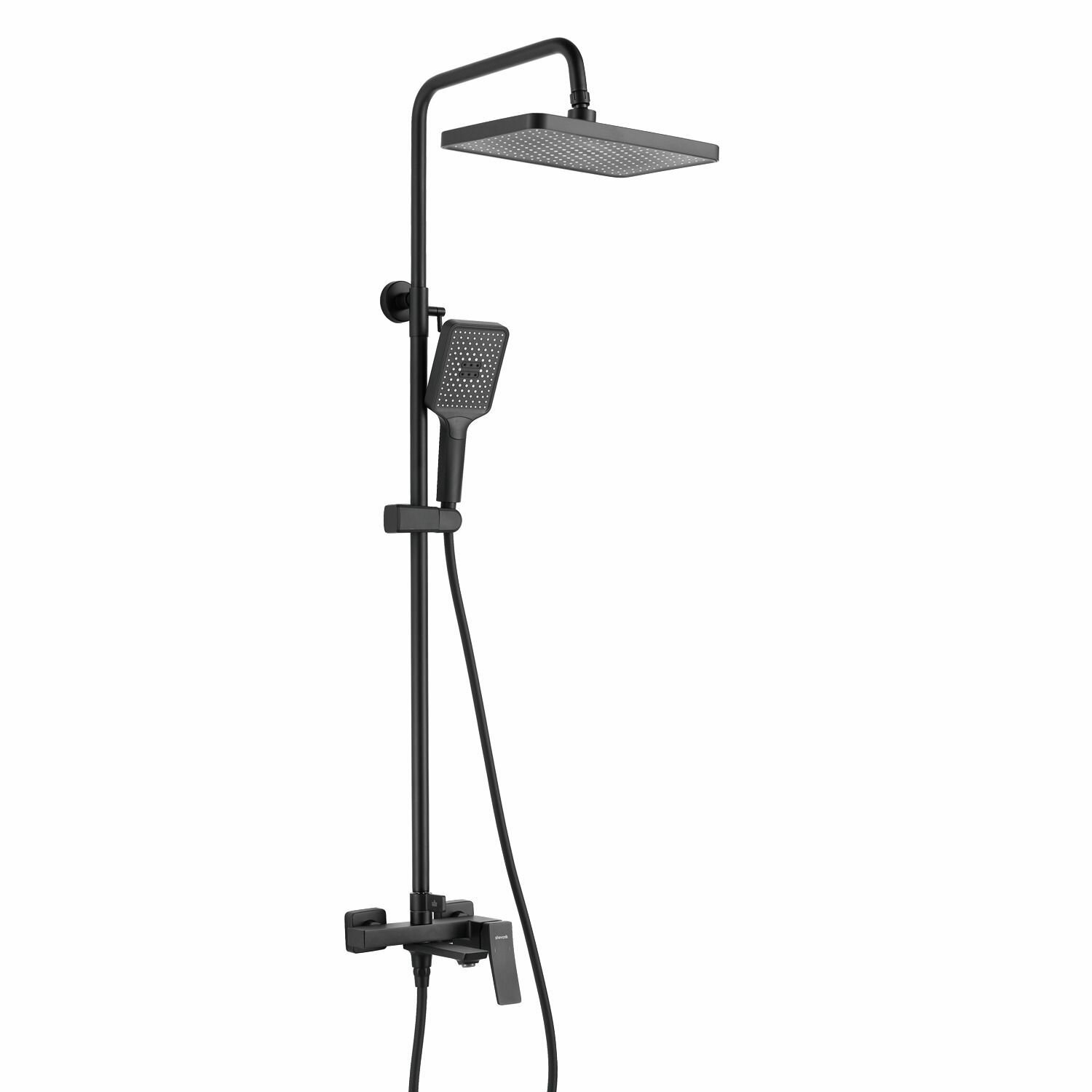 Душевая система Shevanik S4XQ43MJ6HJQ, черный