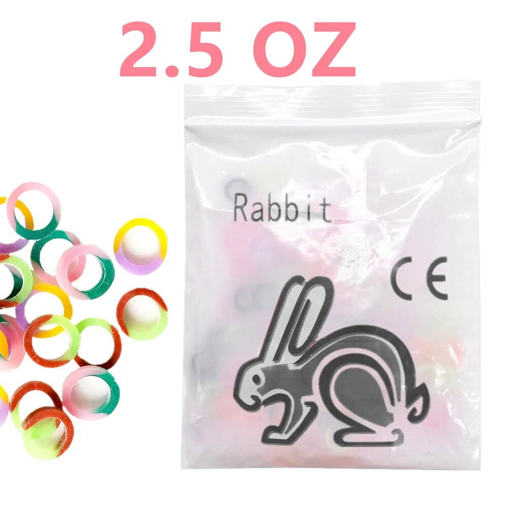 Силиконовые стоматологические резинки 2.5oz Rabbit Color