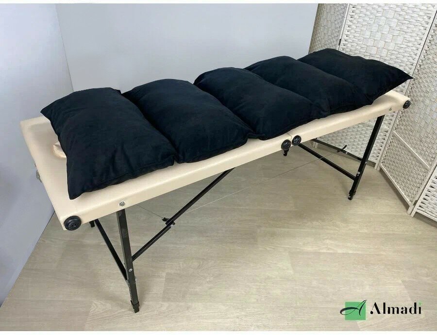 Матрас анатомический, для наращивания ресниц, 180х60 см, наполнитель холлофайбер