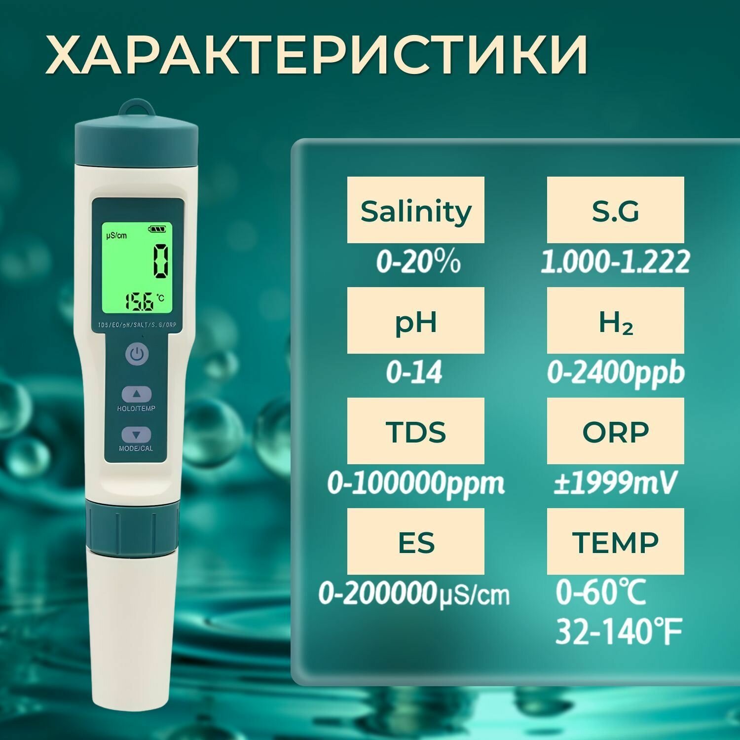 Тестер качества воды — фото 1