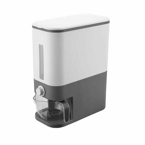 Полностью автоматический пластмассовый зернораспределитель ящик для хранения измерительный стакан кухонный пищевой контейнер контейнер для риса приемник зерновой контейнер # G3