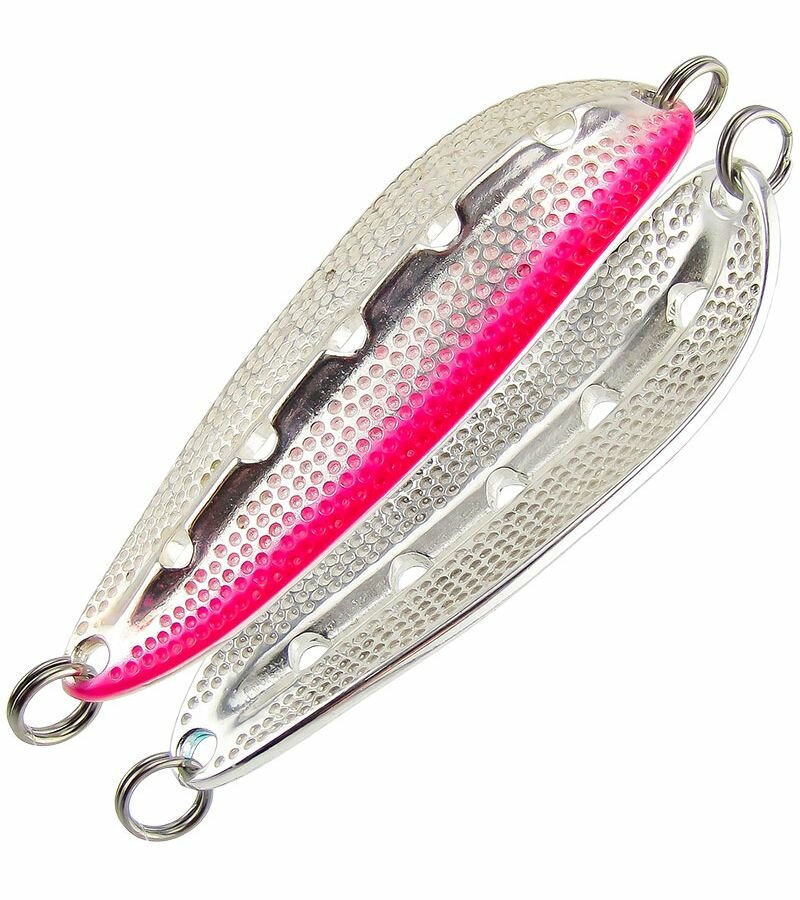 Блесна из латуни на лосося, покрыта серебром RB Скорпио 42гр - 192