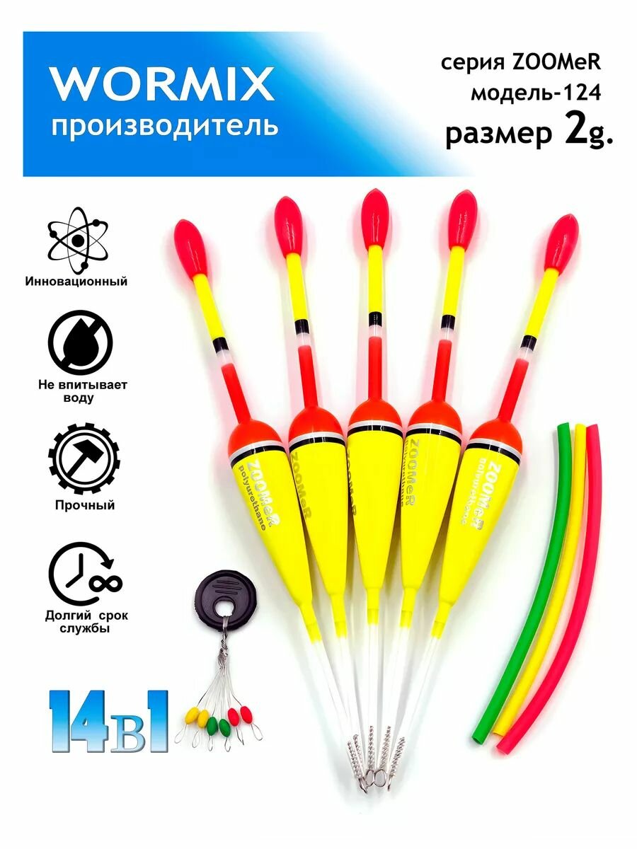 Wormix Набор поплавок для рыбалки 2гр.
