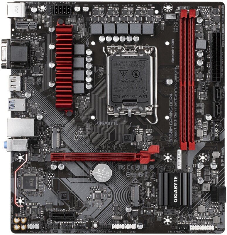 GigaByte B760M Gaming DDR4 — фото 1