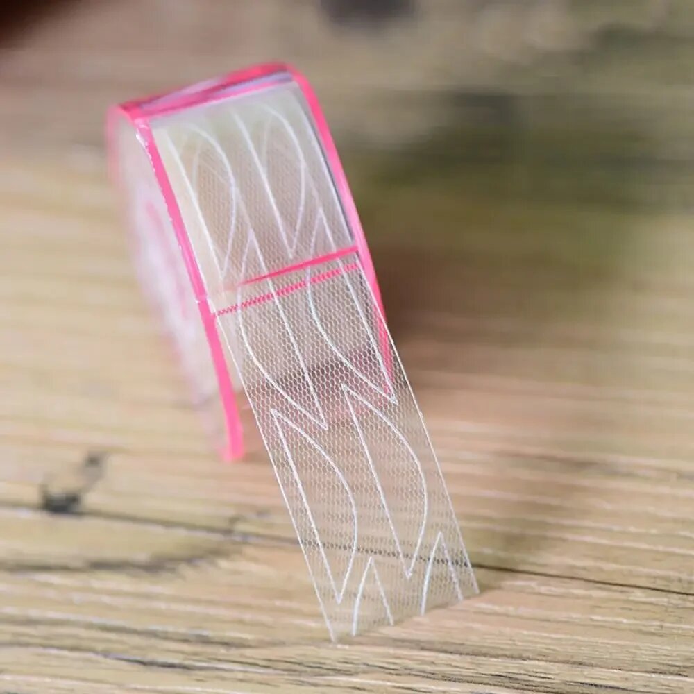 Водонепроницаемые полоски с вспомогательным инструментом, инструменты для макияжа, лента для век, наклейка для век, сетчатые наклейки для глаз, двойная лента для век