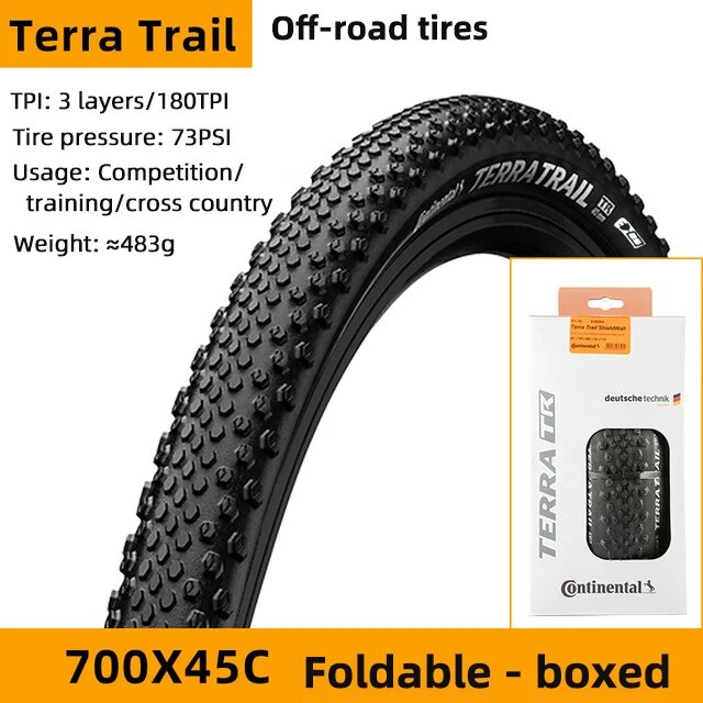 Continental Terra Trail 700x35C/40C шина для горного велосипеда 1pce 700x45C