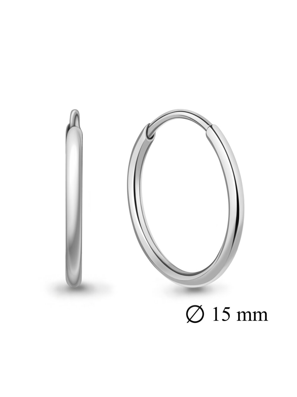 Серьги конго, серебро, 925 проба