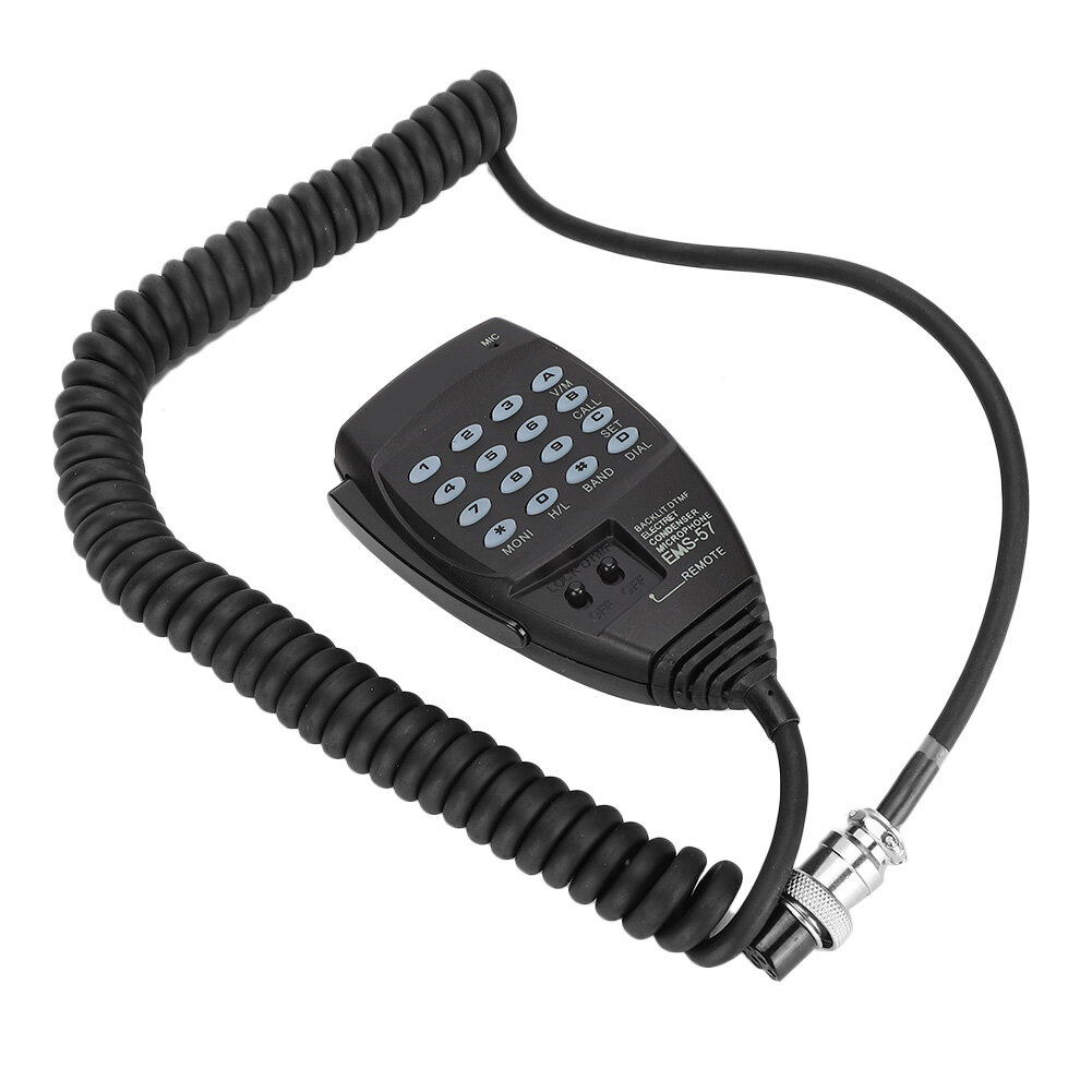 Ручной микрофон EMS‑57 DTMF 8Pin для микрофонов Alinco DR‑135 DR‑635 DR‑435 DR‑235 с клавиатурой