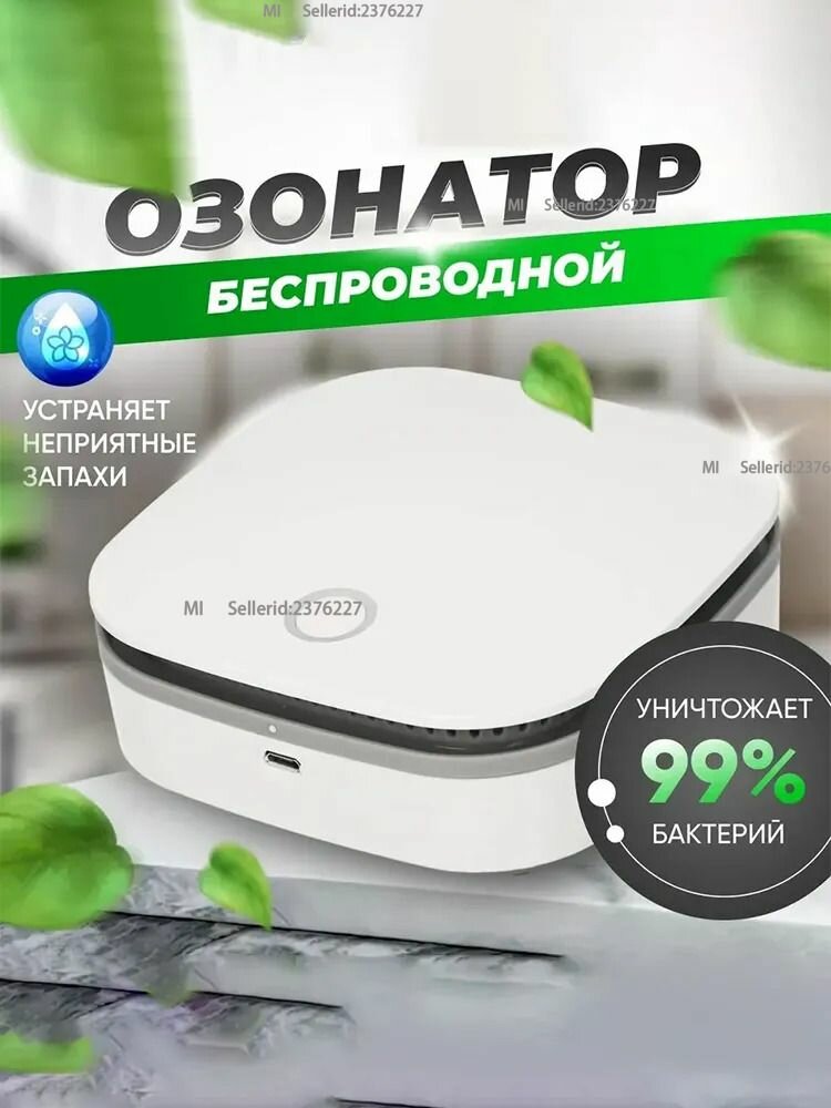 Очиститель воздуха Озонатор для дома и авто бытовой портативный дезинфекция , Ионизатор для дезинфекции и устранения неприятного запаха