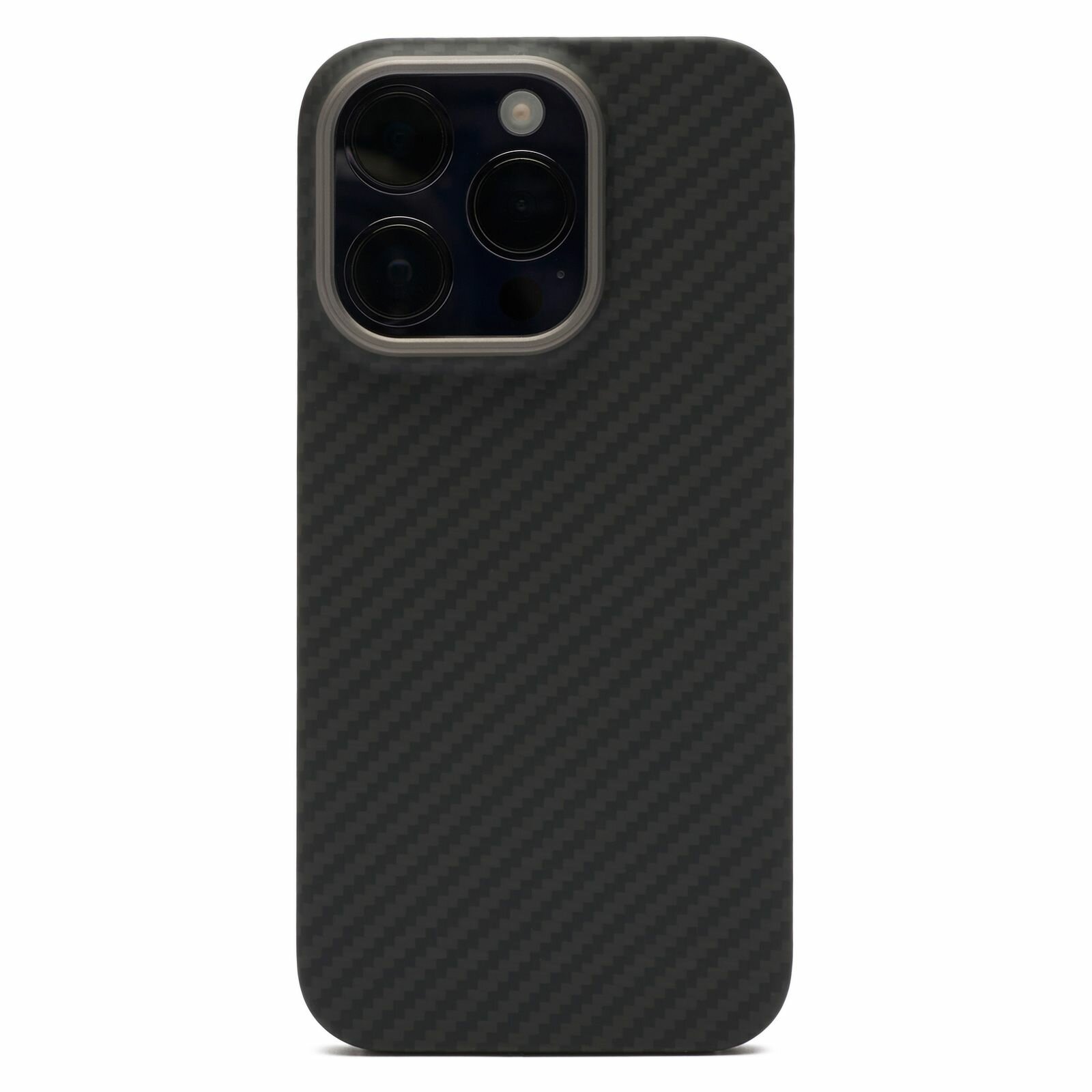 Чехол для iPhone 14 Pro Max KZDOO KEVLAR, черно-серый кевларовый чехол для Айфон 14 Про Макс