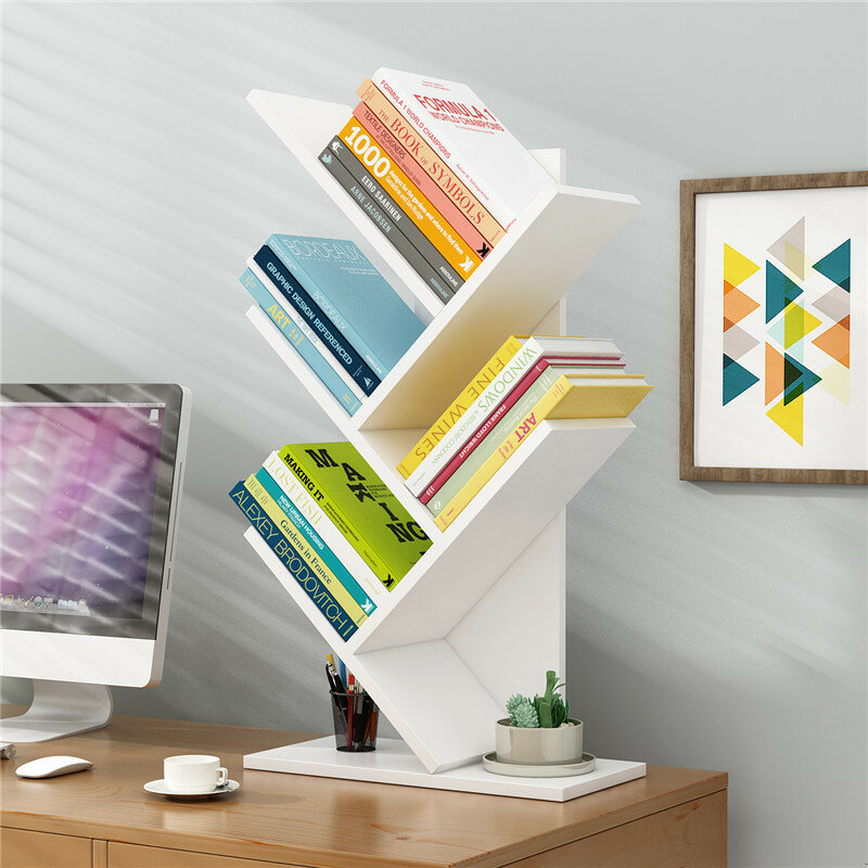 Книжный шкаф "Стенд в спальне", многослойный, книжные полки на полу
