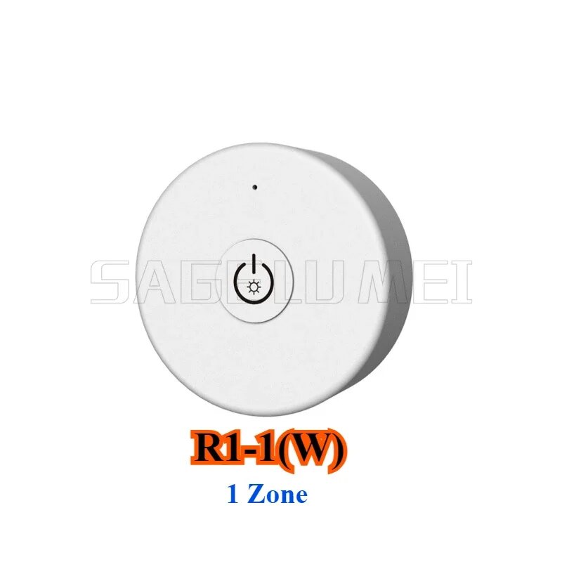 Skydance DC 12-48V Беспроводной диммер для светодиодной ленты Белый, R1-1(W)