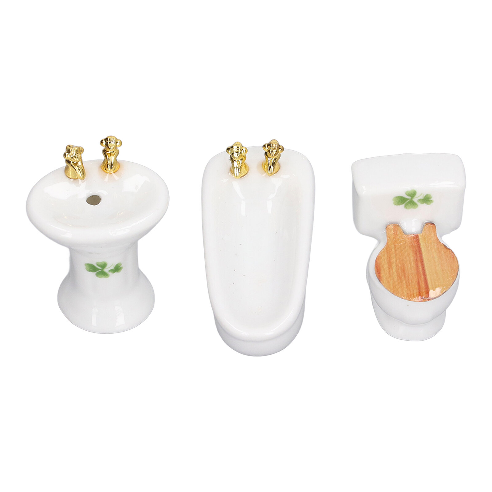 3PCS Кукол миниатюрный набор ванной