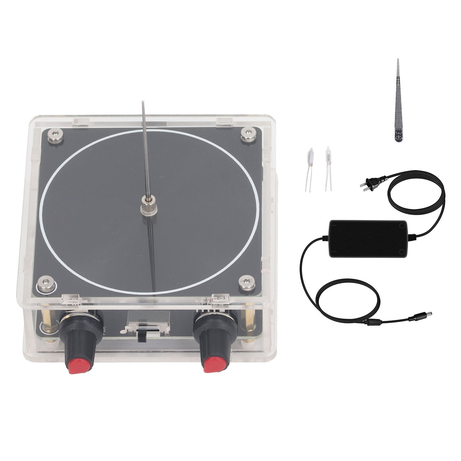 Электромагнитная катушка Bluetooth для воспроизведения музыки, двухрежимная, 8 см, беспроводная передача, экспериментальная дуговая плазменная катушка, 100–240 В, вилка стандарта США.