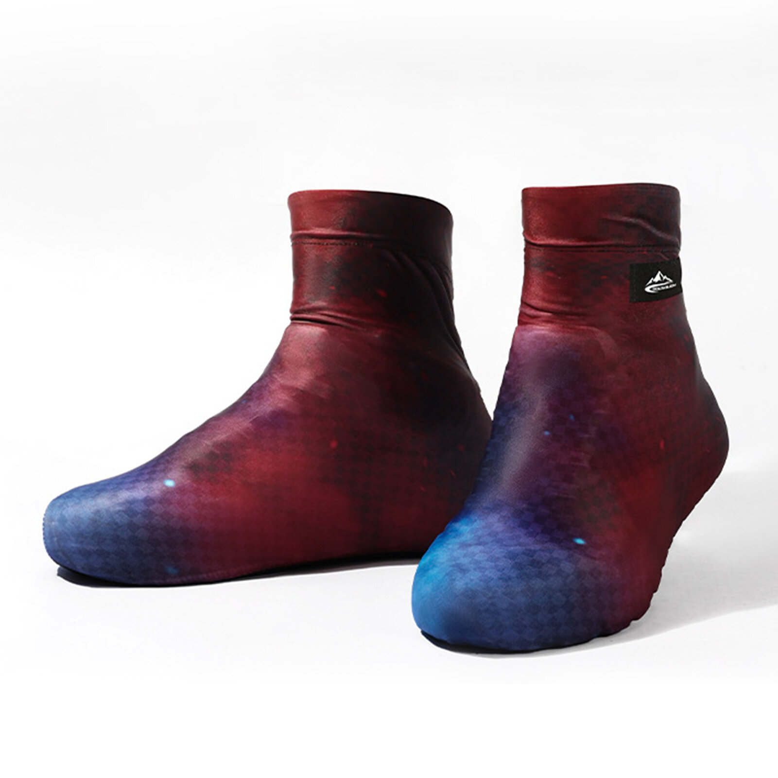 Обувные чехлы для, кемпинга, велосипедного спорта, песок, ветронепроницаемые, износостойкие, не поскользкие, Оранжевый, Желтый, Зеленый, Синий, Фиолетовый, Красный, Размер L/XL, Для обуви 40-42 (L), 43-47 (XL), Материал Полиэстер, Спандекс, Вес 70г, 1