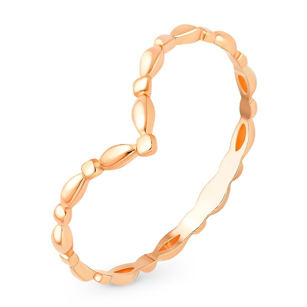 Кольцо, красное золото, 585 проба