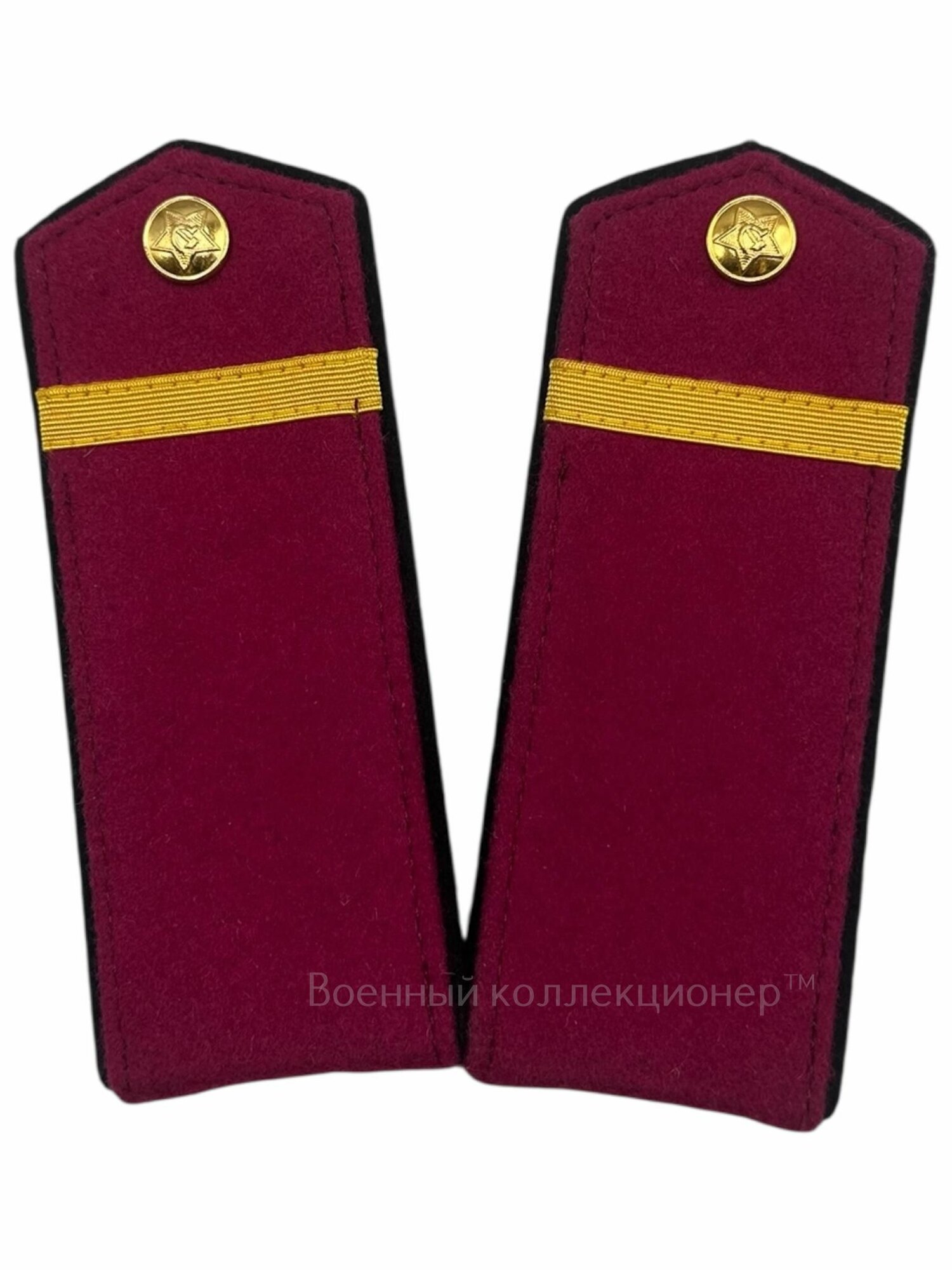 Погоны повседневные, рядовой, пехота, образца 1943г, СССР