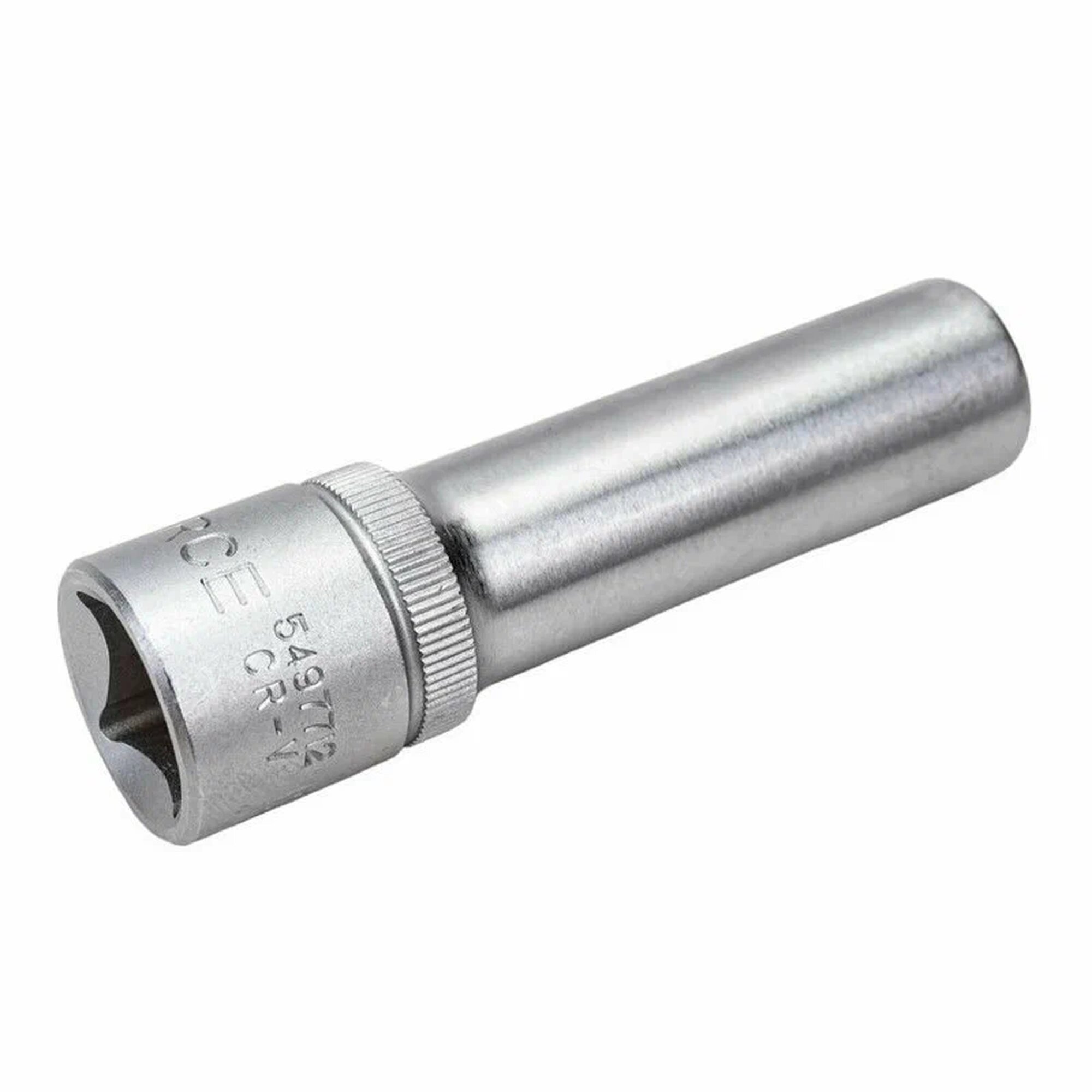 Головка торцевая глубокая 1/2" 12-гранная, 12 мм, L77 мм, Force 5497712