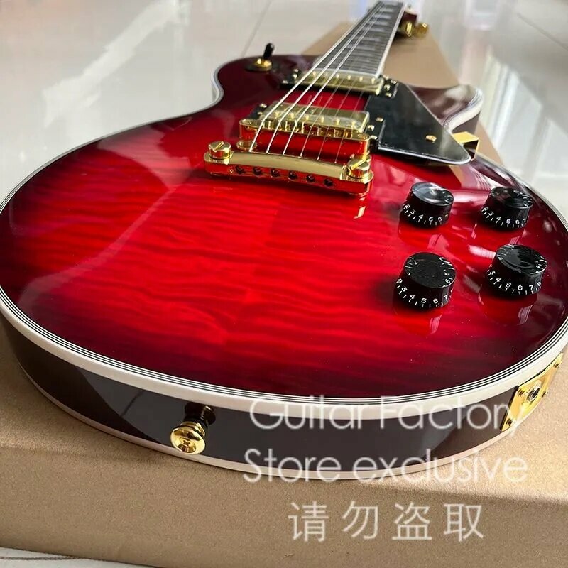 GLAT Электрогитара Классическая Les Paul 6-струнная, корпус Махагони 40"