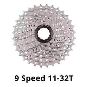 Кассета для горного велосипеда SUNSHINE 9 скоростей 11-32T совместимая с Shimano
