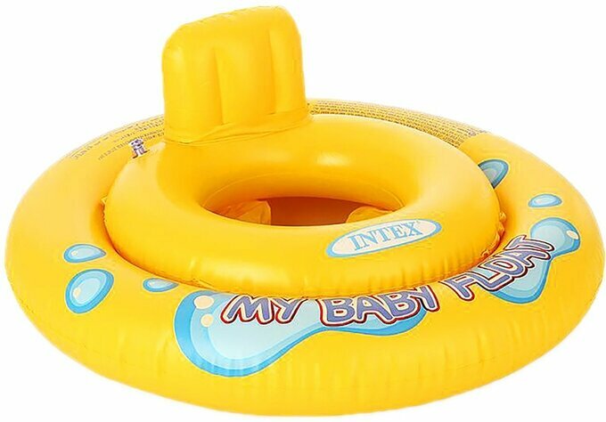 Круг для плавания My baby float, с сиденьем, d 67 см, от 1-2 лет, 59574NP INTEX