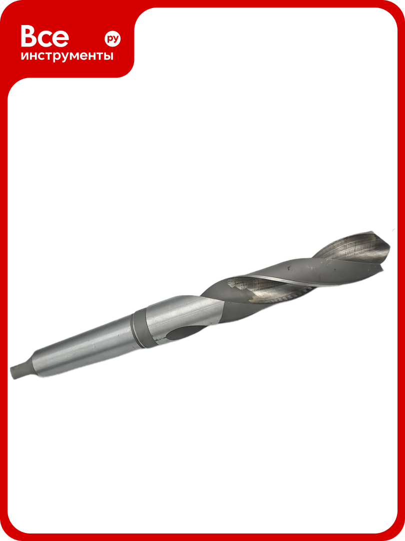 Сверло, КМ4, по металлу к/x 36х195х344 мм, КМ4 TORNERI 044703, работы по металлу, Р6М5