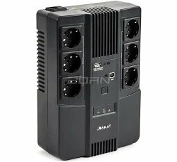 Источник бесперебойного питания Бастион Skat-UPS 600 AI 360Вт 600ВА черный