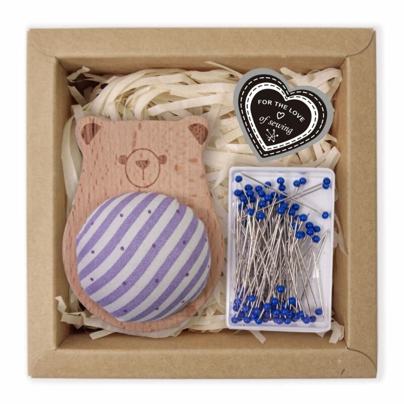 Подушка для булавок с 100 булавками