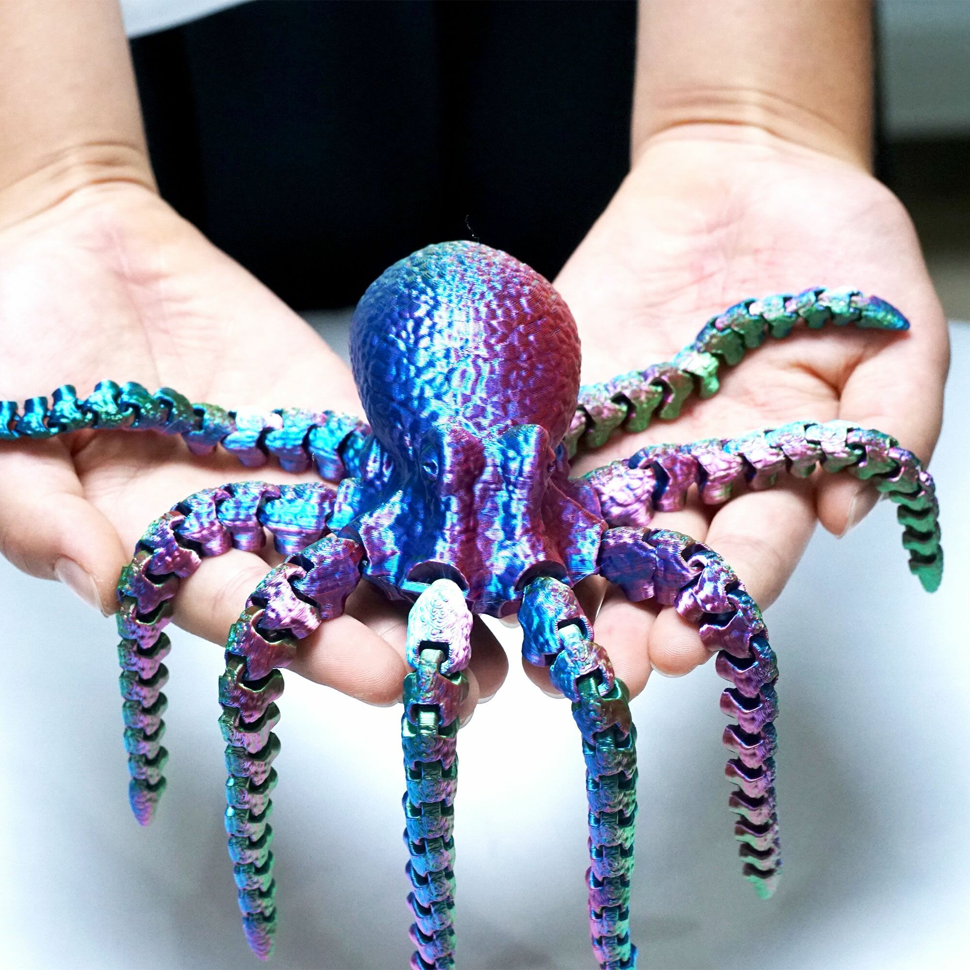 Фигурка подвижная Осьминог 3 D печать