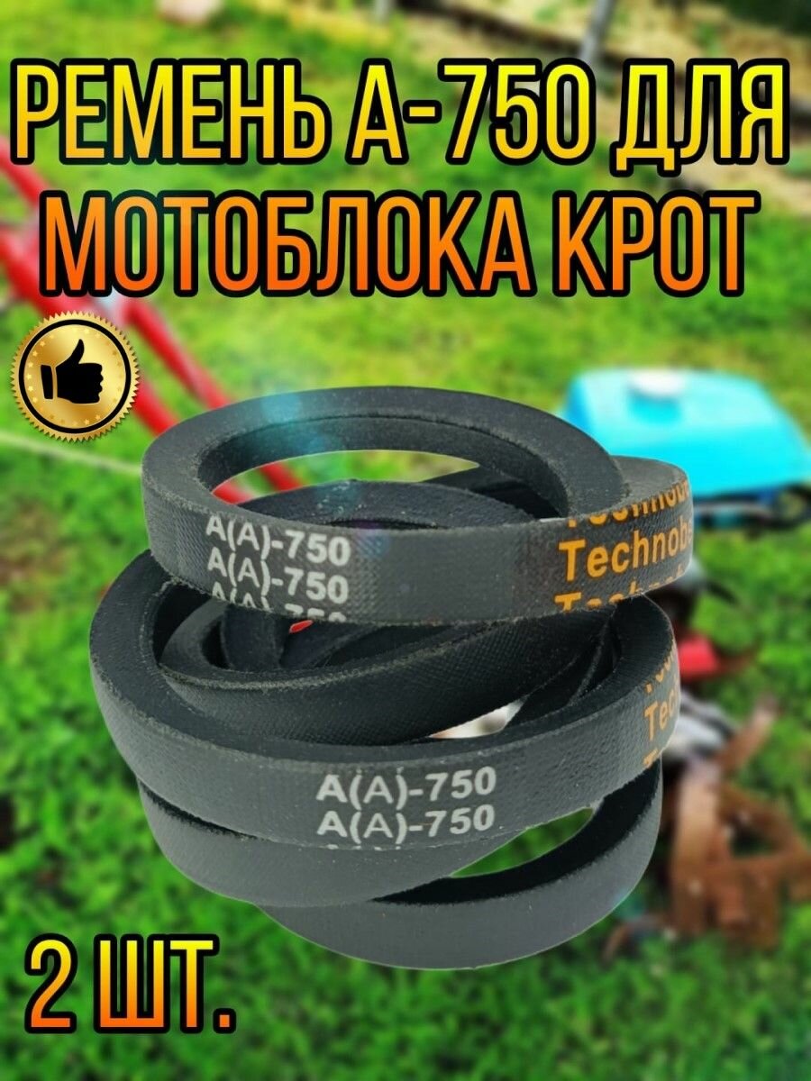 Комплект 2 шт. Ремень клиновой А-750 Lp / 720 Li
