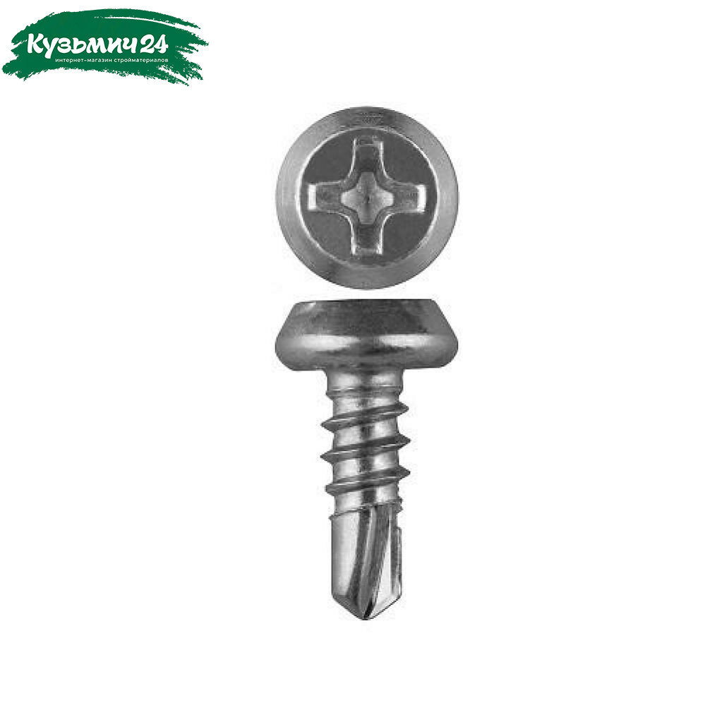 Саморезы оцинкованные клопы 3.5х11 мм/сверло