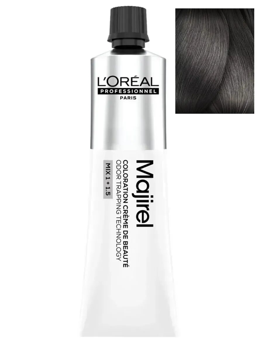 Краска для волос L'Oreal Professionnel Coloring Hair Majirel, Majirel [OTT] Краситель-крем , 7.11