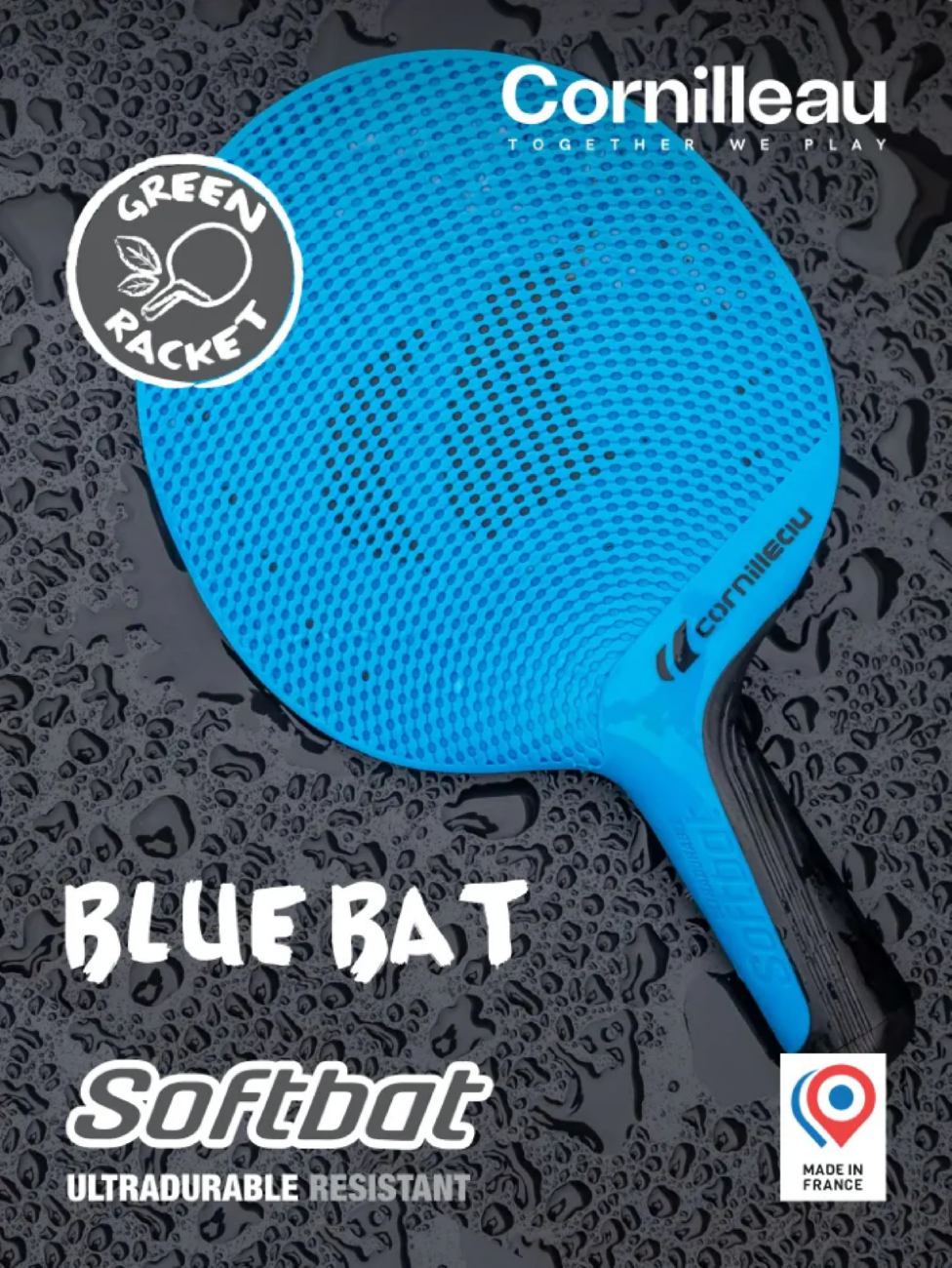 Ракетка для настольного тенниса CORNILLEAU Softbat Blue всепогодная