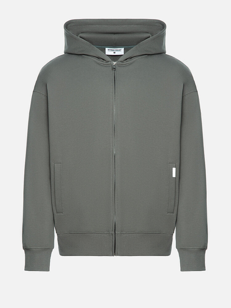Толстовка Full Zip Loose French Terry Hoodie