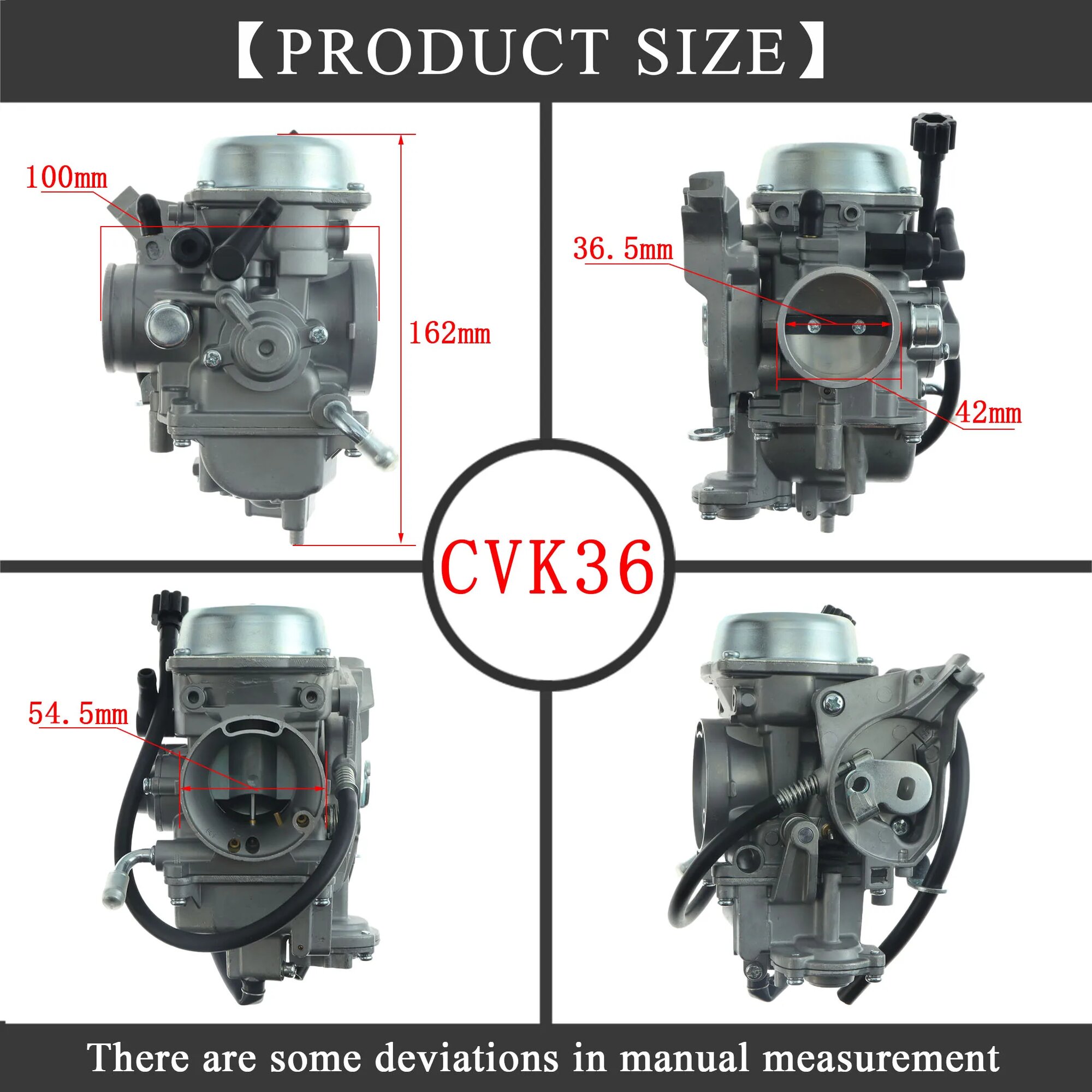 Карбюратор мотоцикла для CVK36 CVK 36 Xt650 Xt 650 Atv 500 Tbx Trv Arctic Cat ATV500 2003 TRV FIS Cvk36 мм 0470-458 Карбюратор