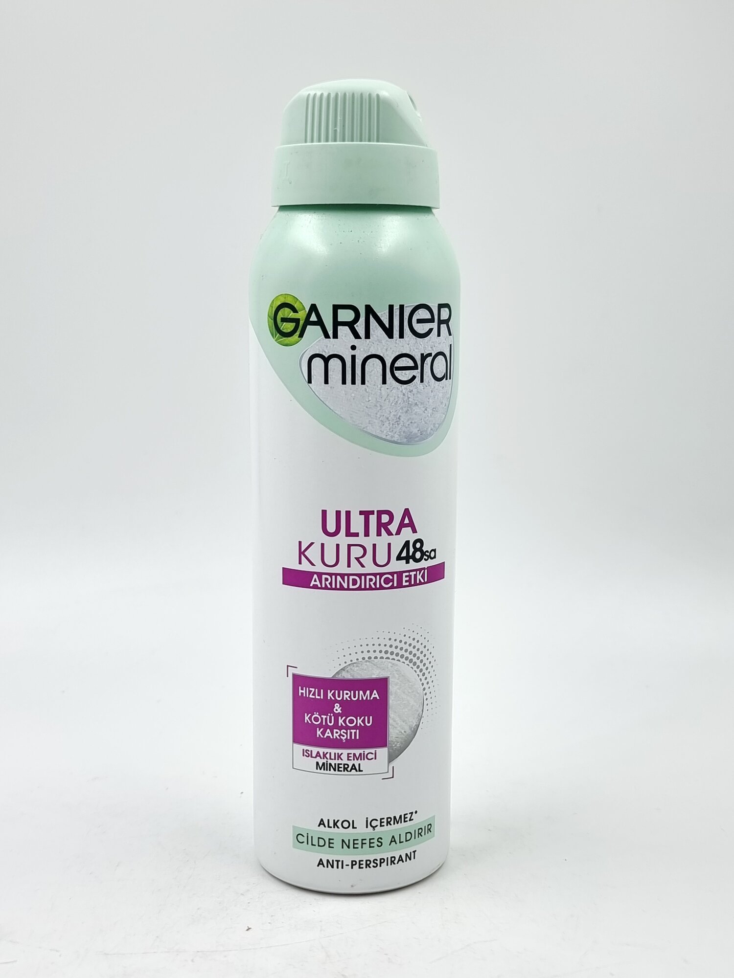 Дезодорант спрей GARNIER mineral 48H Ultra Dry Deodorant, 150 мл (Из Финляндии)
