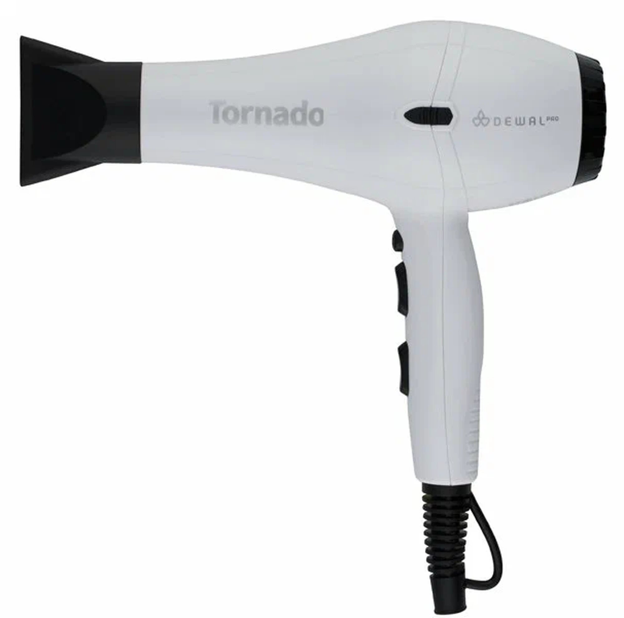 Фен DEWAL PRO Tornado 03-8010, 2300Вт, ионизация, 3 режима, 2 насадки